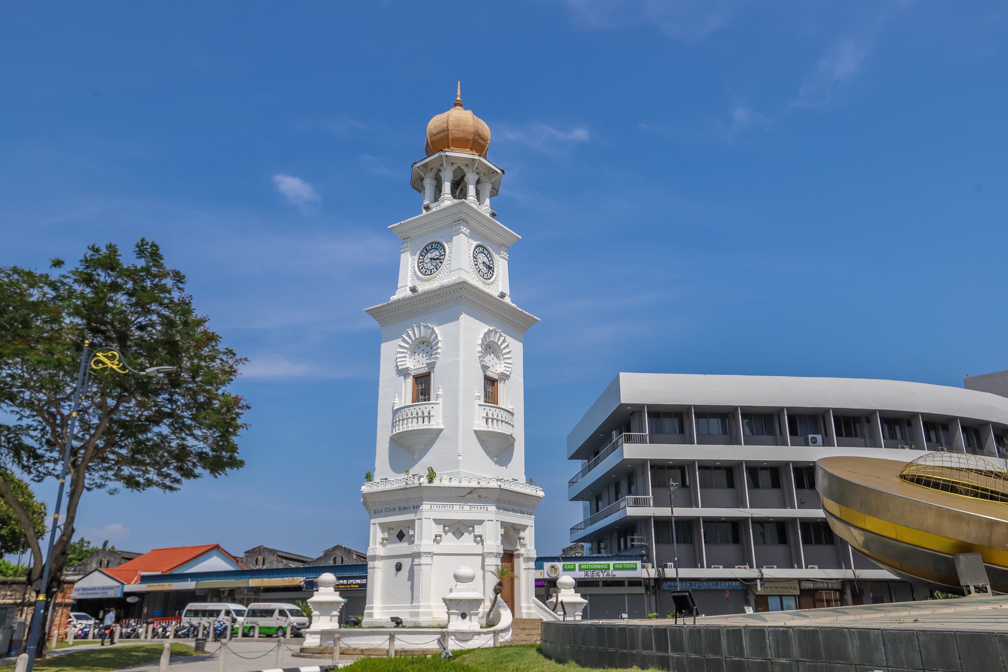 Old Gurney Drive Clock Tower, the filming location in the movie "Lust ...