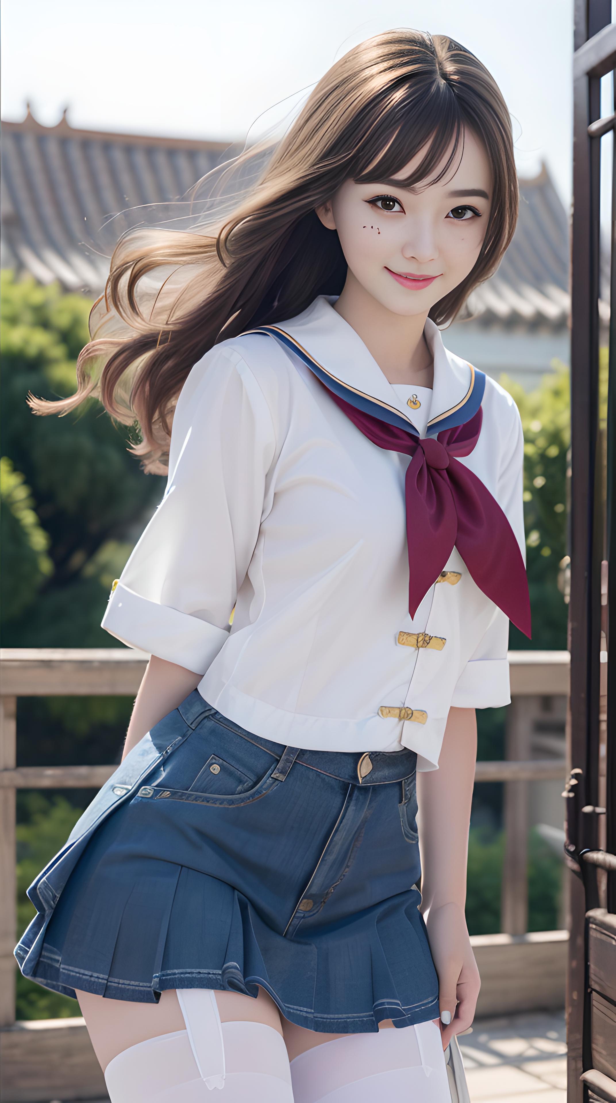 Unlimited Vitality: The Seductive Charm of Youth JK Uniform (AI28) - iMedia