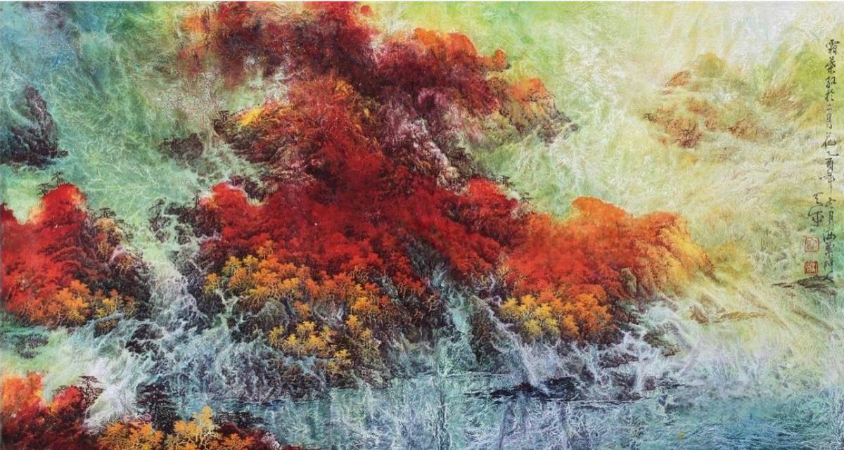 The painter Xie Tiancheng, who has broken many world records, has been ...