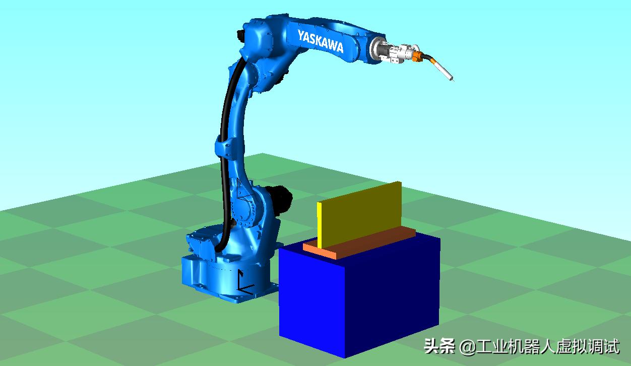 MotoSimEG-VRC軟件：安川機器人弧焊焊接起始點接觸尋位虛擬仿真 - 資訊咖