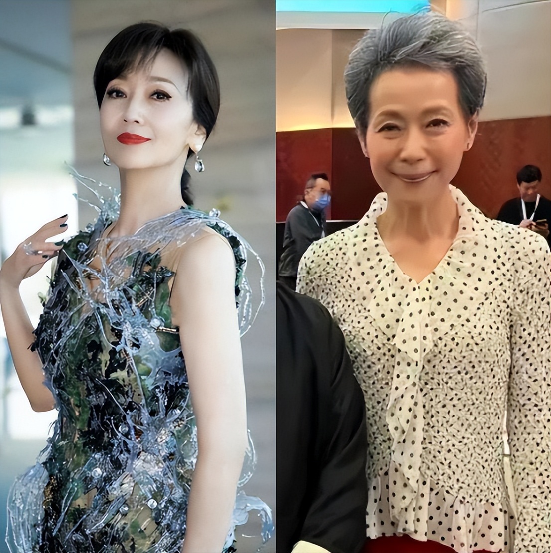 69-year-old Zhao Yazhi compared with 60-year-old Ye Tong, they are also ...
