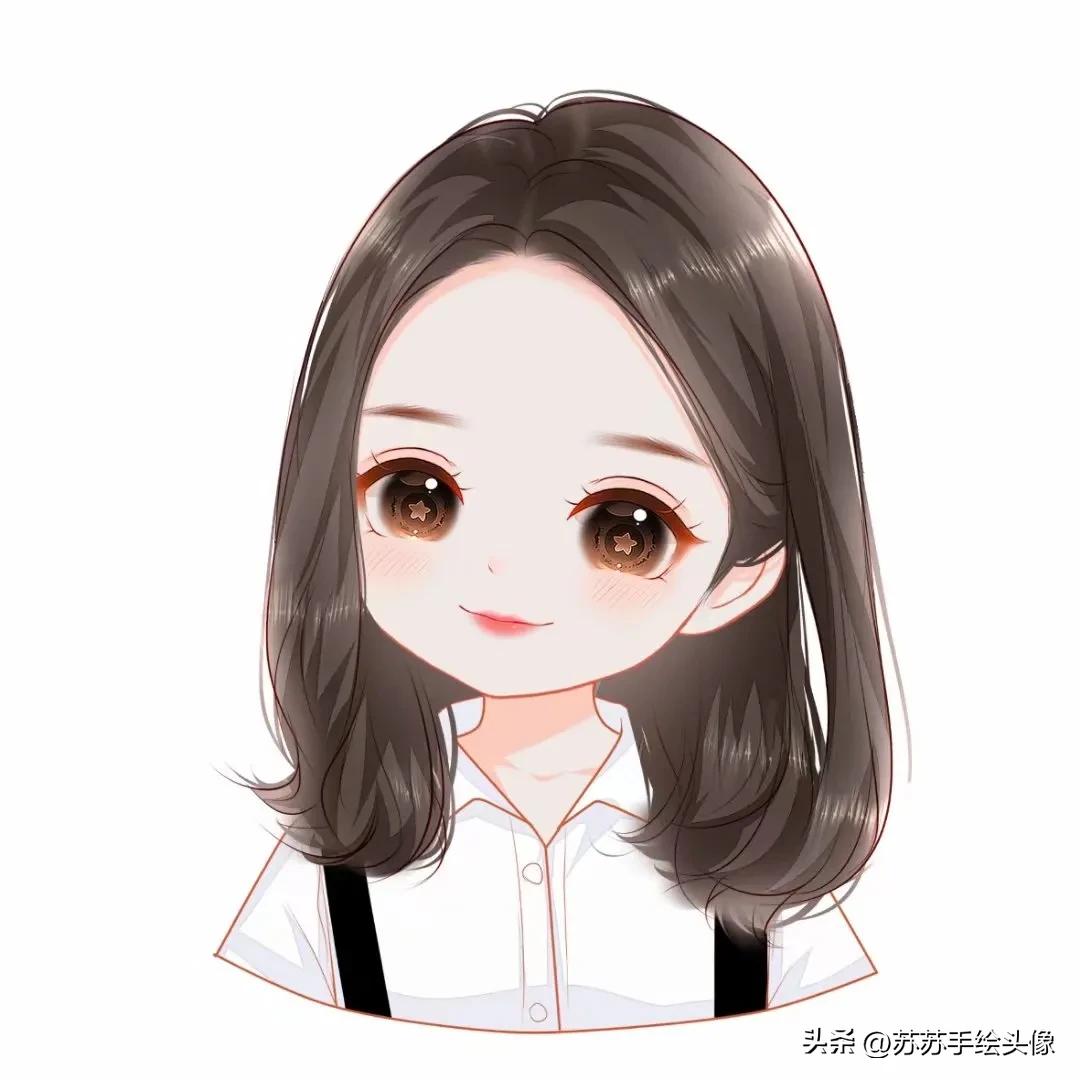Change your avatar, age-reduced and fashionable girl cartoon avatar ...