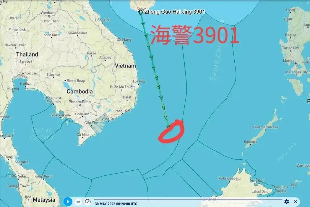 China's 10,000-ton coast guard ship has arrived in the South China Sea ...