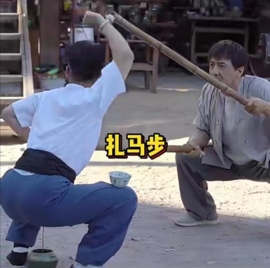 Jackie Chan taught Guo Qilin how to use eight chopping knives, Da Linzi ...