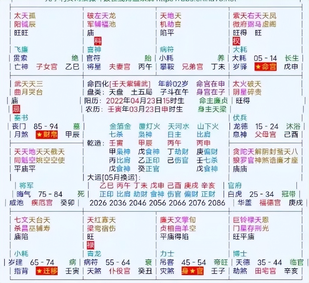 Ziwei Doushu Arrangement: The Method of Determining the Palace of Fate ...