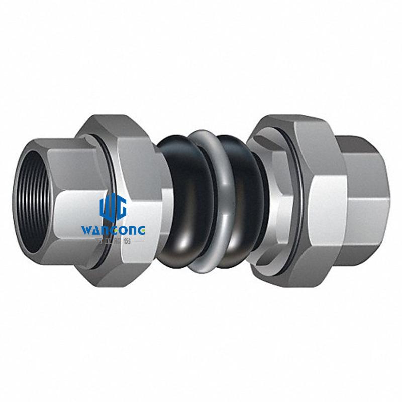 Structural features and installation methods of threaded rubber joints ...