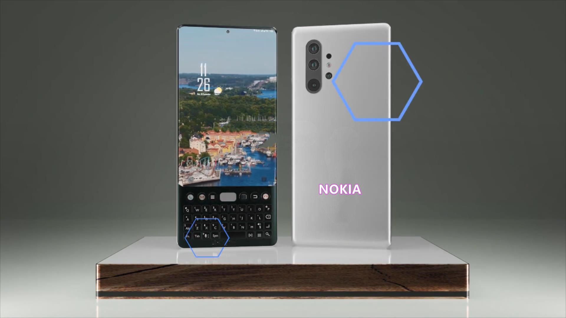 Nokia E67 rendering: full-size keyboard + Snapdragon 8Gen2, self ...