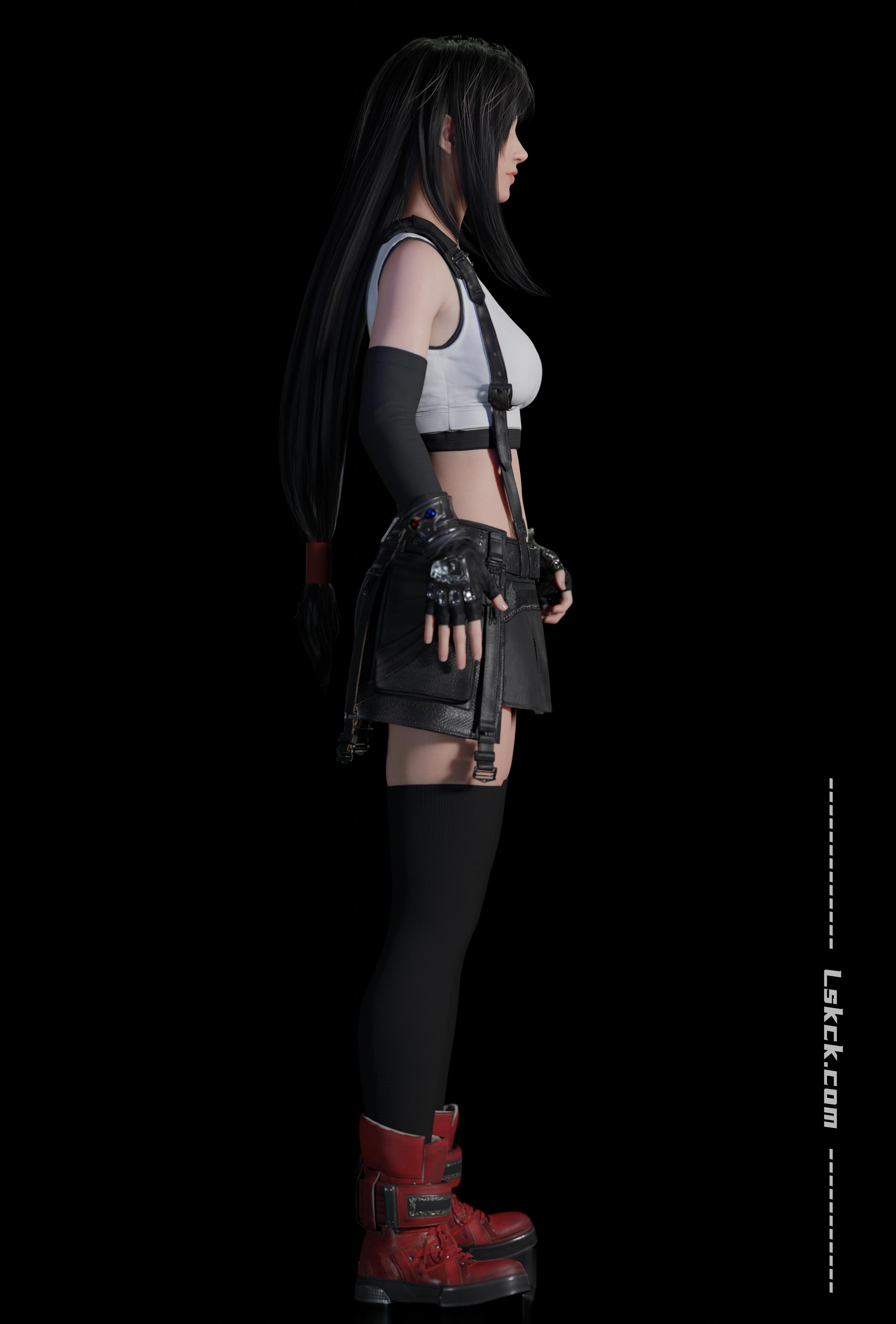 Final Fantasy Tifa Lockhart Blender Model Appreciation - iNEWS