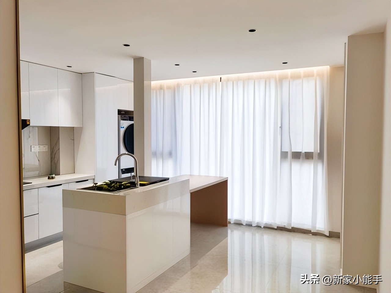 98-square-meter small three-bedroom, I really like the design without a ...
