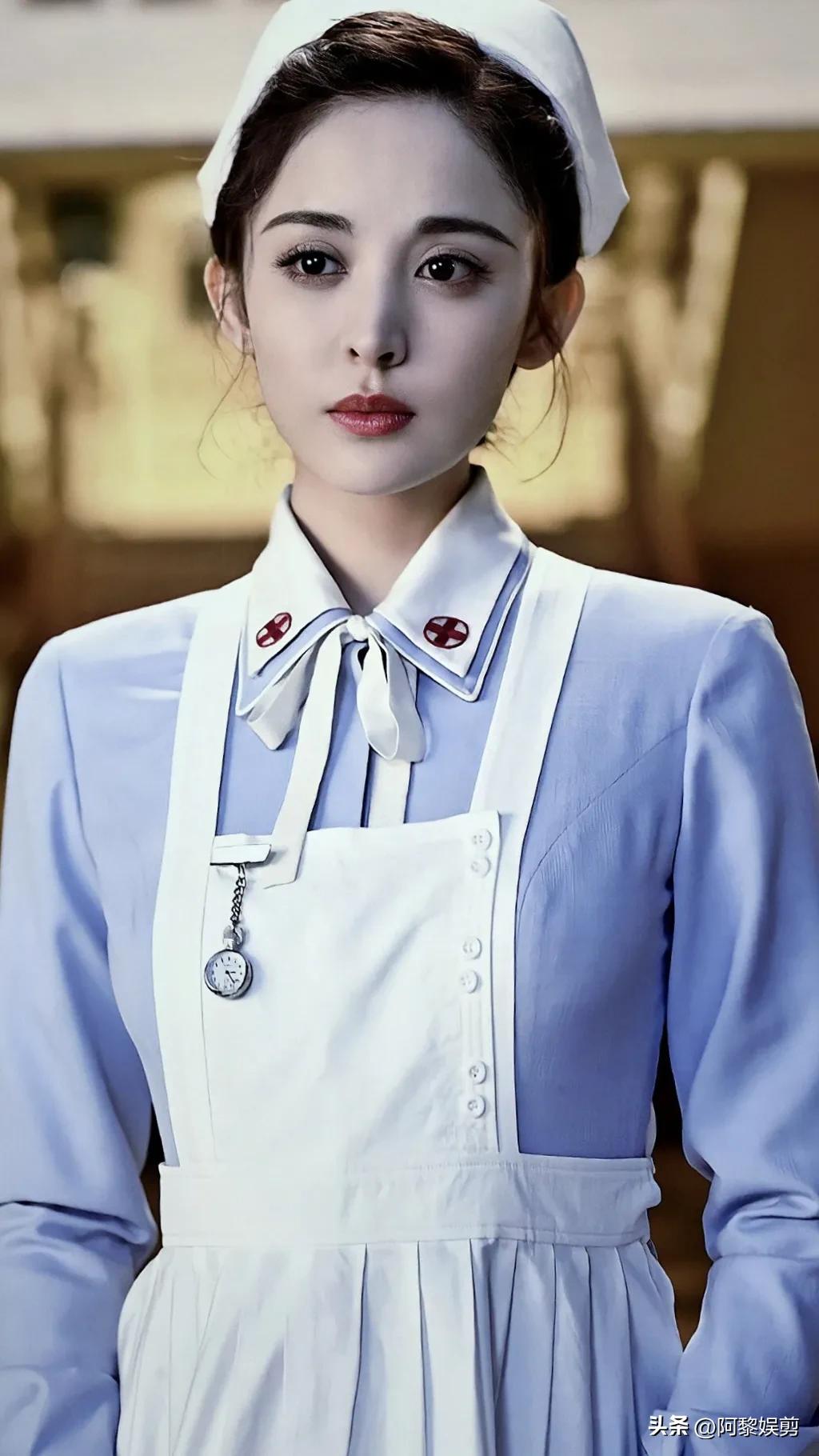 Gu Lina Zha is a national beauty, beautiful and beautiful, like a fairy ...