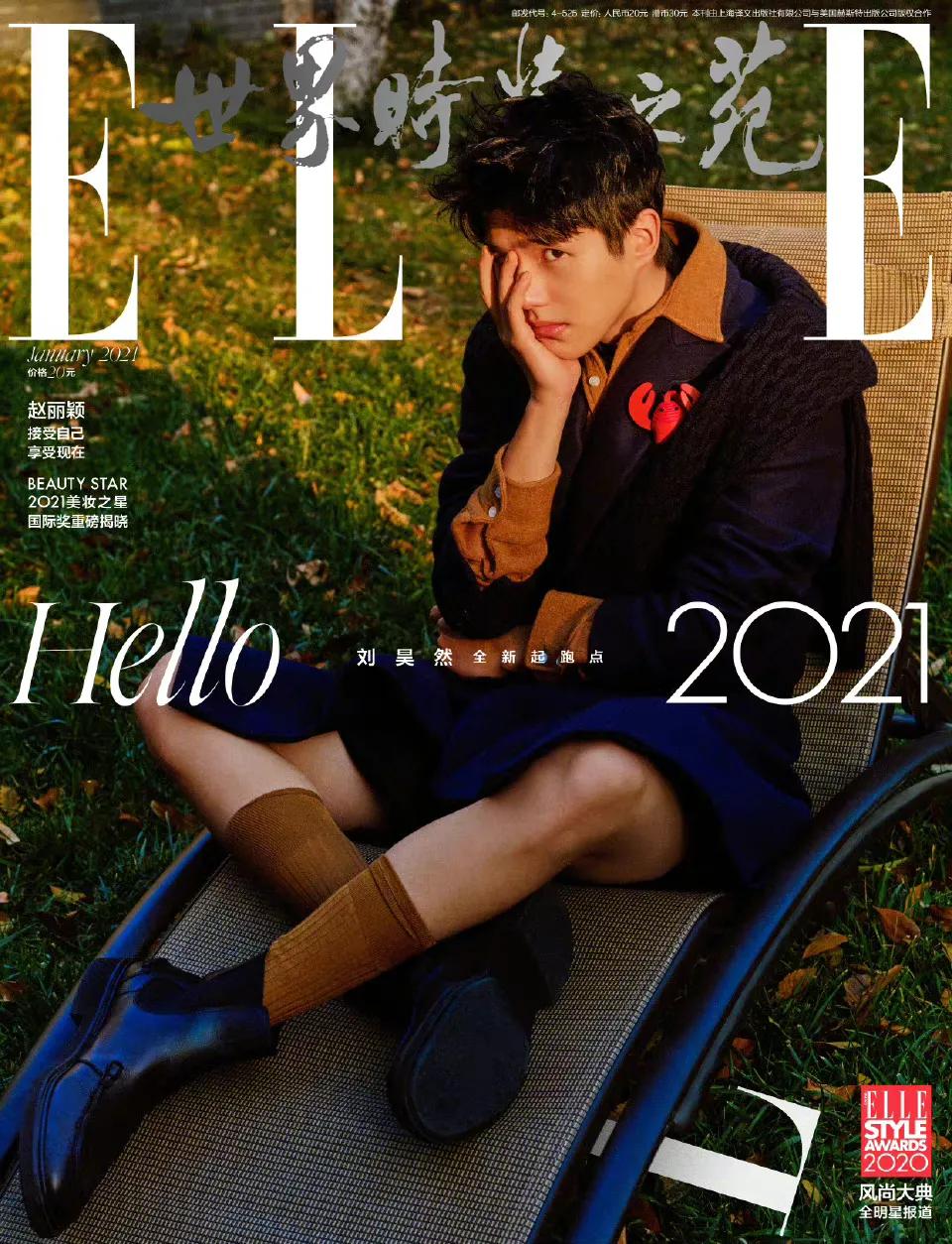 2021 cover inventory of "ELLE", Zhao Liying, Liu Haoran, Ni Ni, Cai ...