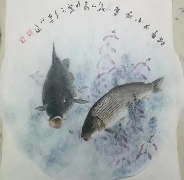 Yang Shimin: Showing the beauty of life of fish with a brush - iNEWS