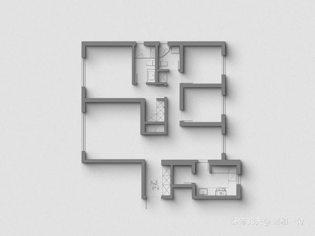 155 square meters of hardcover renovation of modern and simple big ...