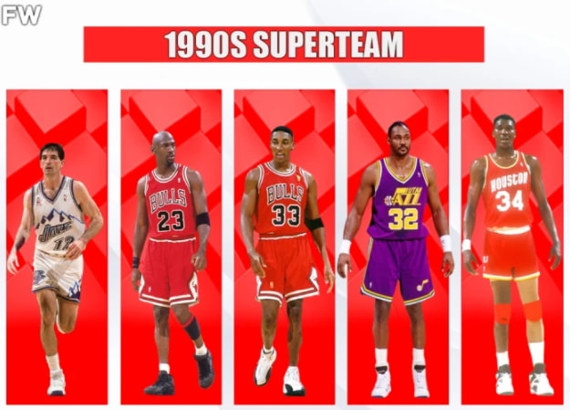US media asked: Which super lineup is stronger in the NBA in the 90s vs ...