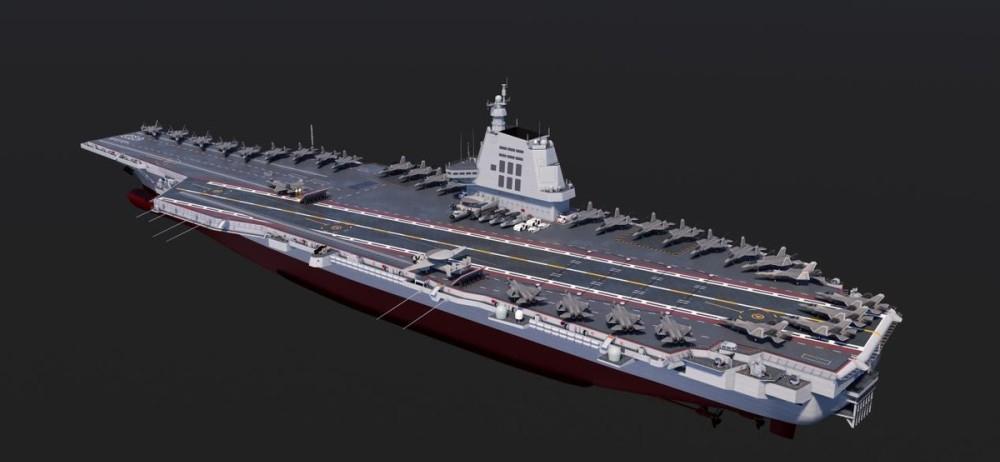 China's Type 004 aircraft carrier has been improved, adding elevators ...