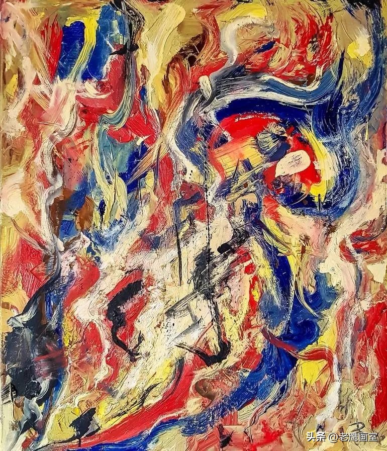 abstract expressionist figure - iNEWS