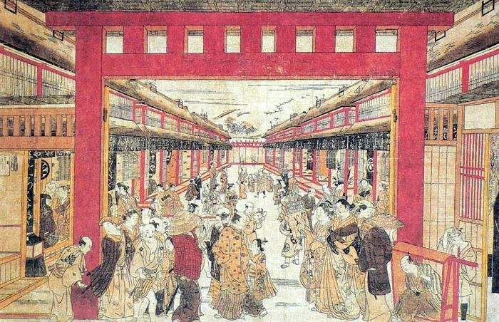 Where is the first red light district in Japan?Why does it even yearn ...