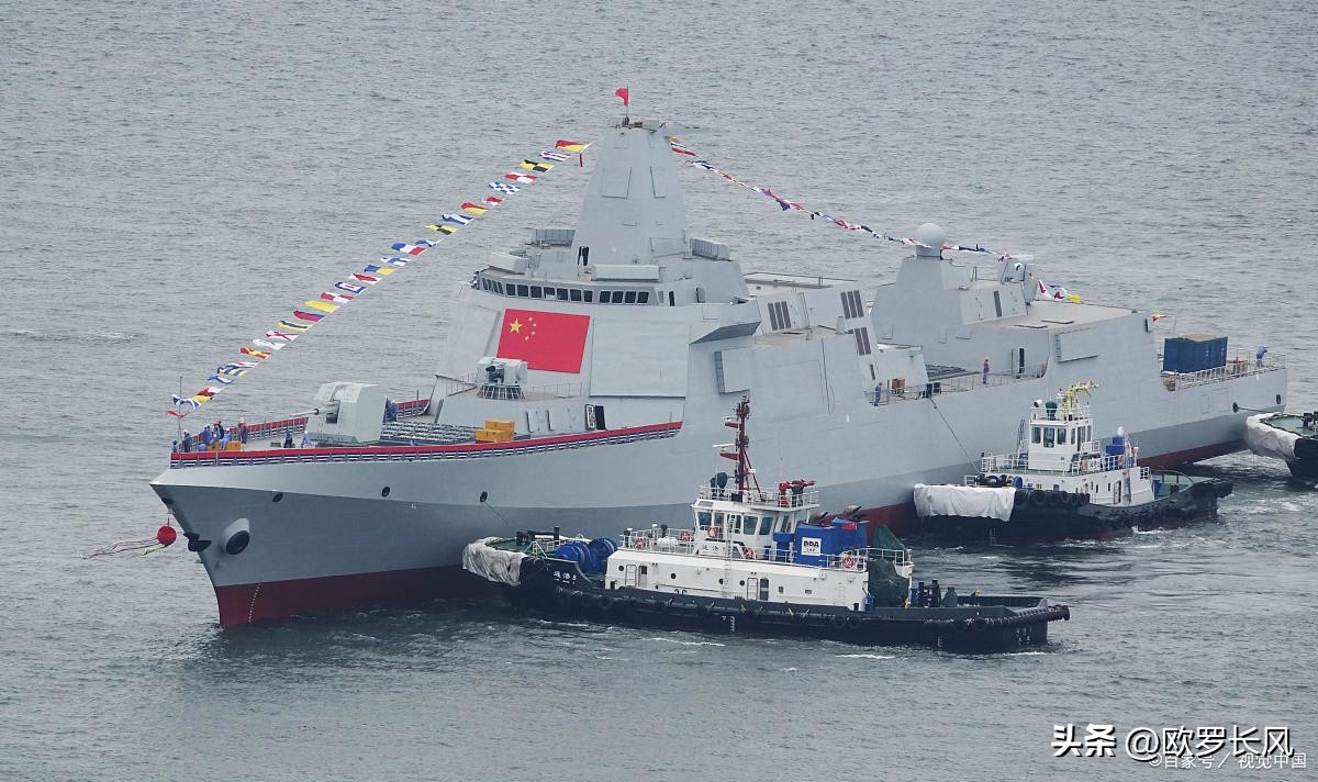 China's Type 057 large stealth destroyer, to dream of appearance - iMedia