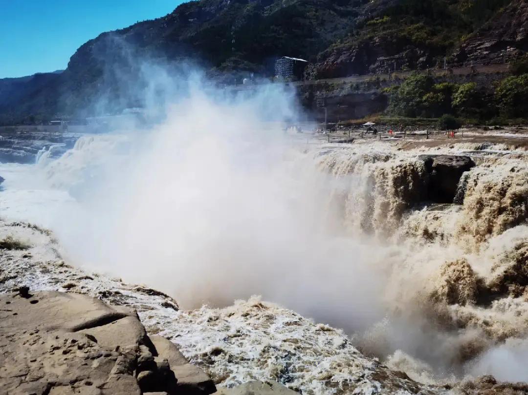 "Hukou Waterfall" built a wall - there is no one before, and there will ...