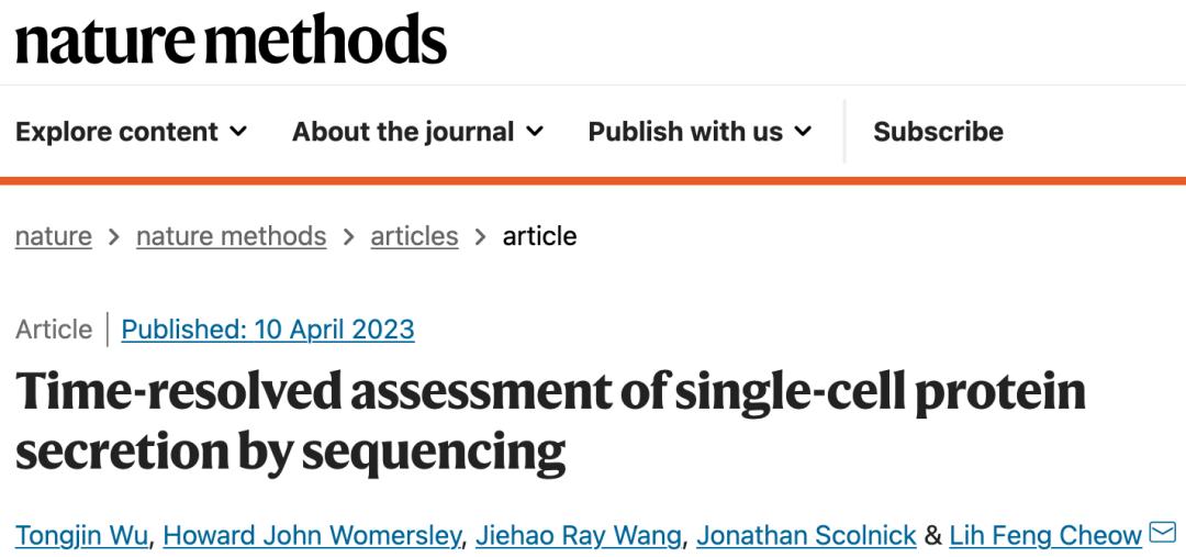 Scientists achieve time-resolved assessment of single-cell protein secretion, making up for the ...