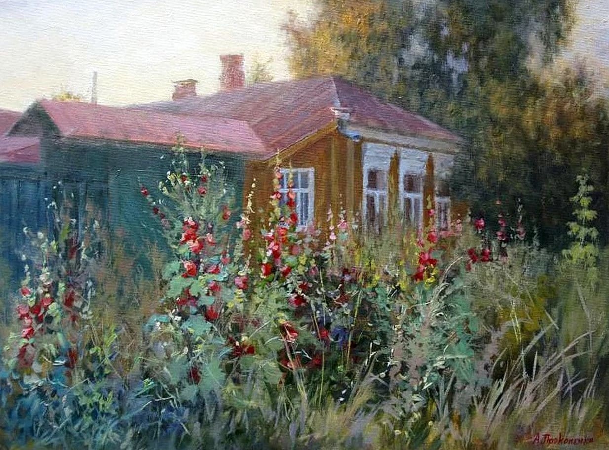 Landscapes and still lifes by contemporary Russian artist Alexander ...