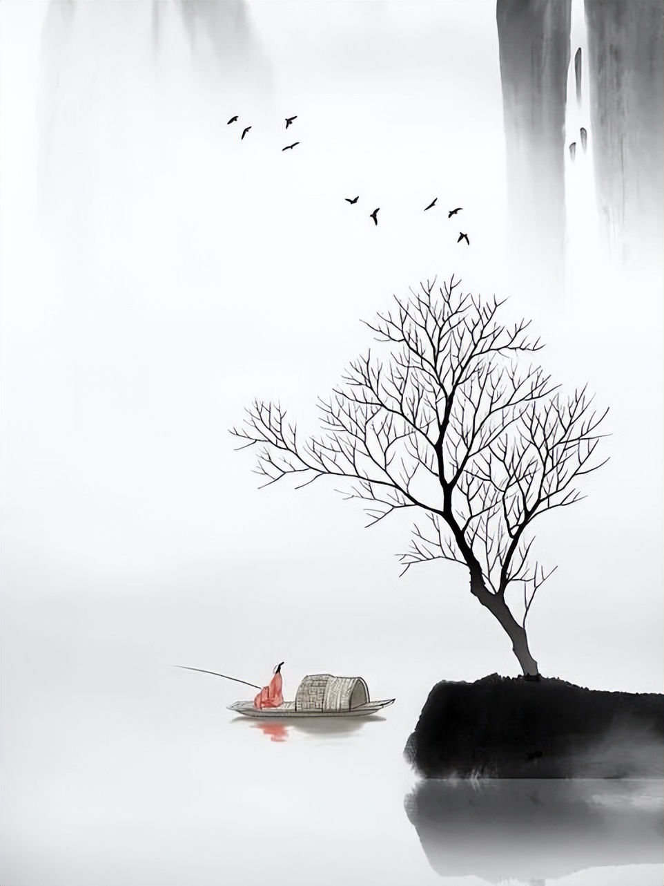 Poetry Buddha Wang Wei: A poem expresses the true meaning of life, so ...