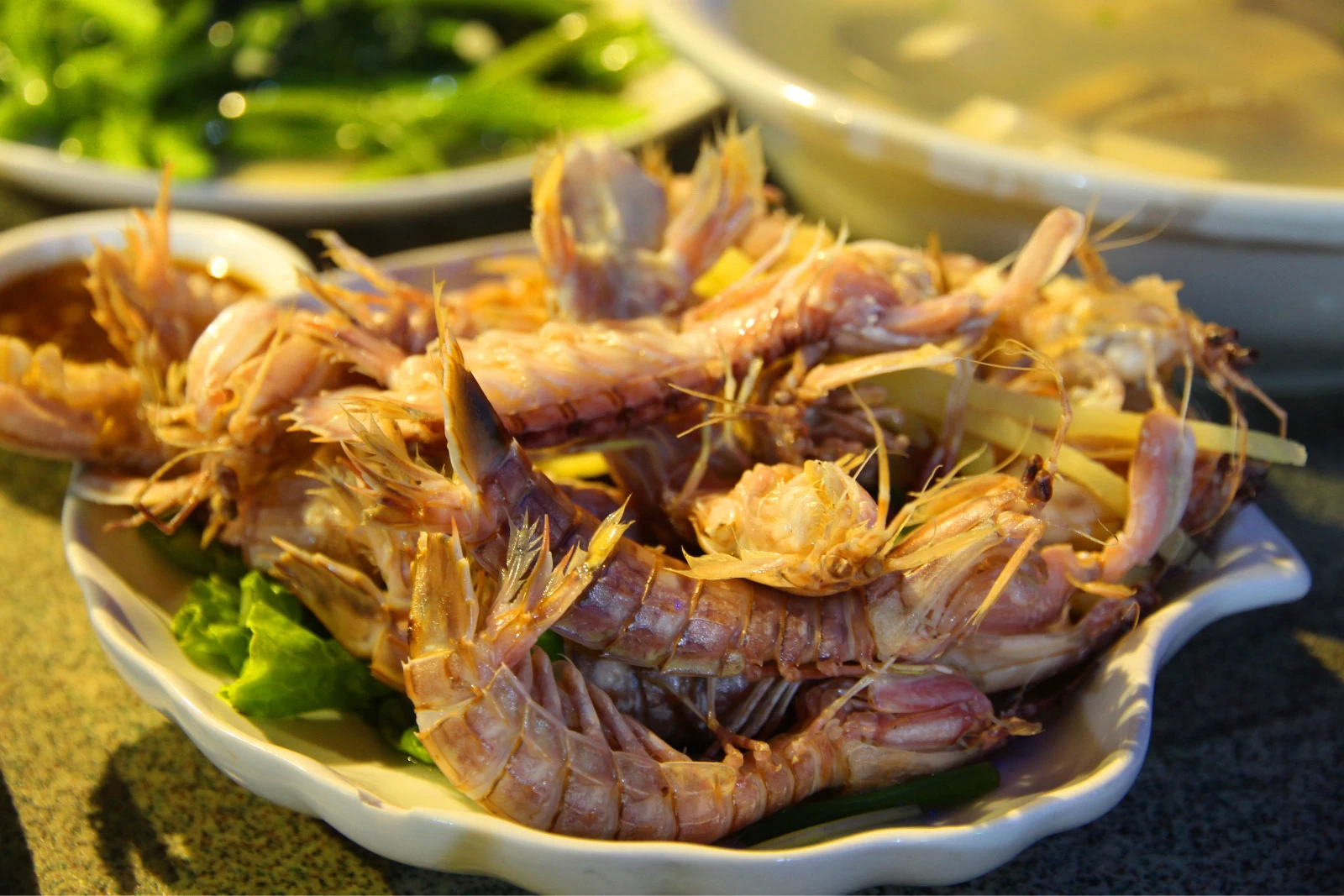 Aunt Xia: Pippi Shrimp, let's go! Who can resist a bite of Pipi shrimp ...