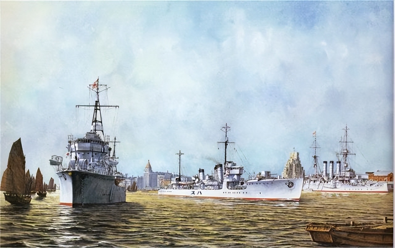 The early gunboat Xiangjiang of the People's Navy was the gunboat Toba ...