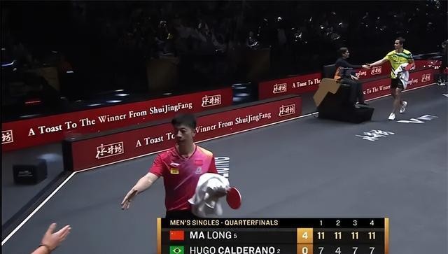 Ma Long's last international match? After 4-0, he privately chatted ...