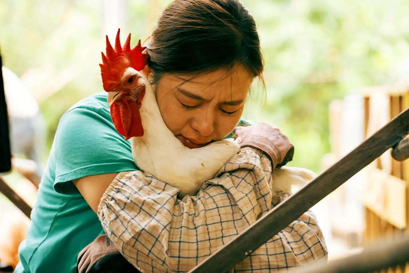 Liu Pinyan incarnates the new movie "Sally" as a farmer who raises ...
