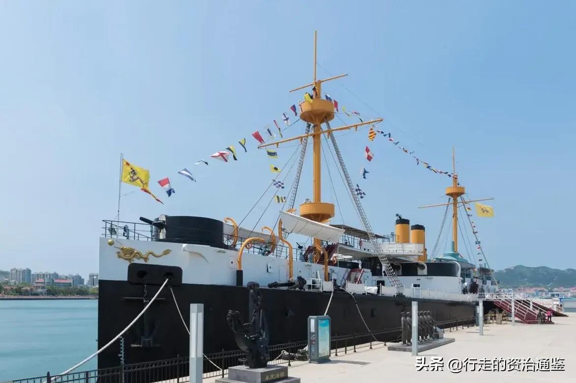 What is the strength of the self-made ironclad "Pingyuan" in the Qing ...