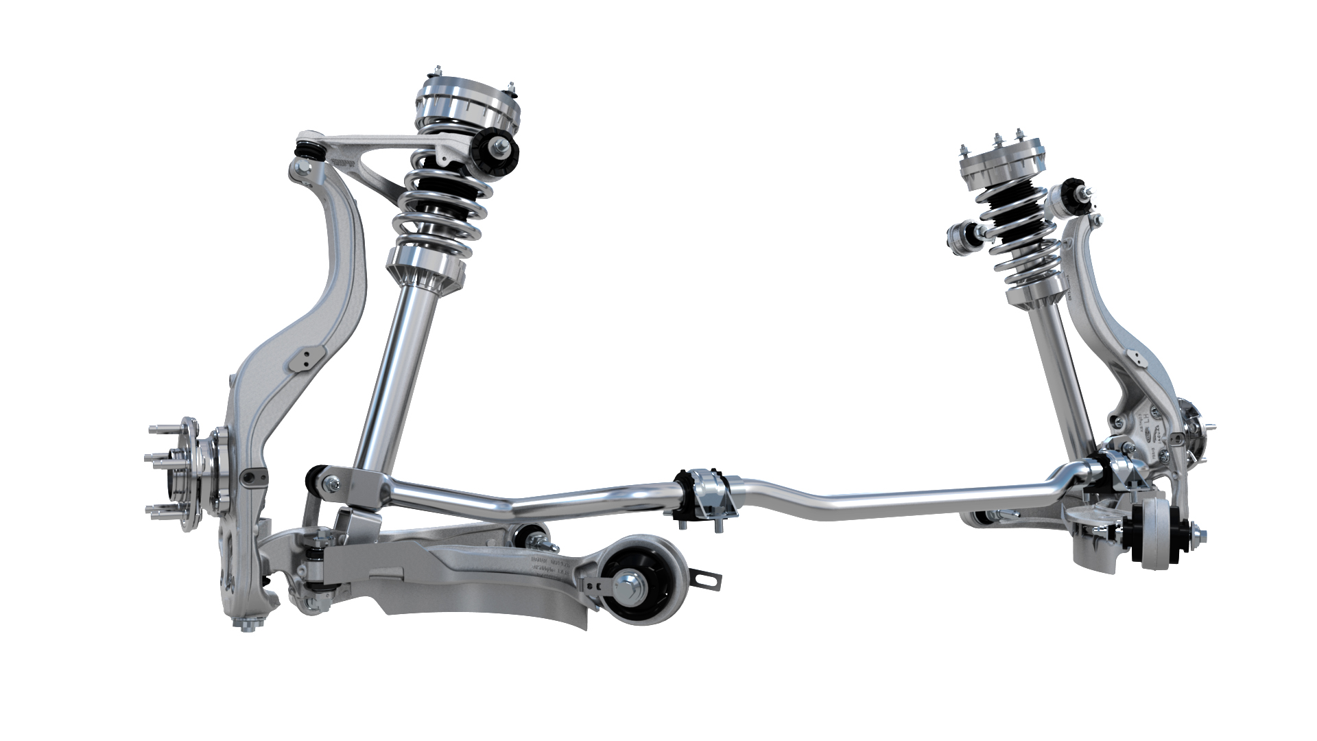 Suspension system details: MacPherson, double wishbone, multi-link ...