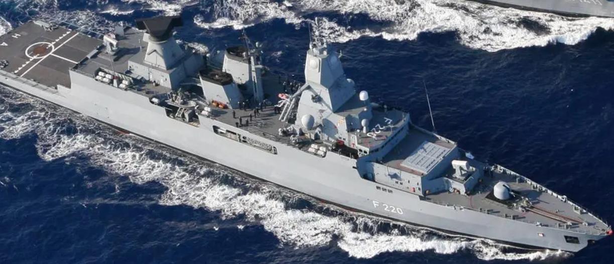 The new frigate has a displacement of 5,500 tons and carries 126 ...