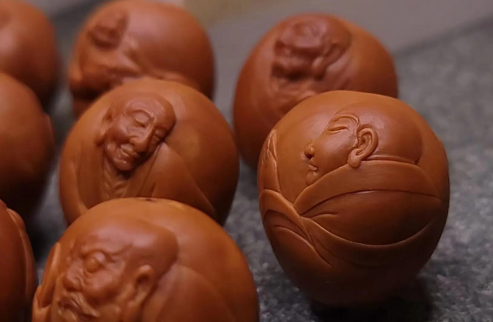 "Half-body and Double-faced Arhat" Masterpiece by Wang Shijun - iMedia