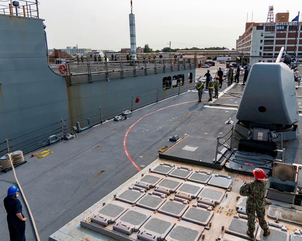 The U.S. military will extend the life of the early "Burke ship" if it ...