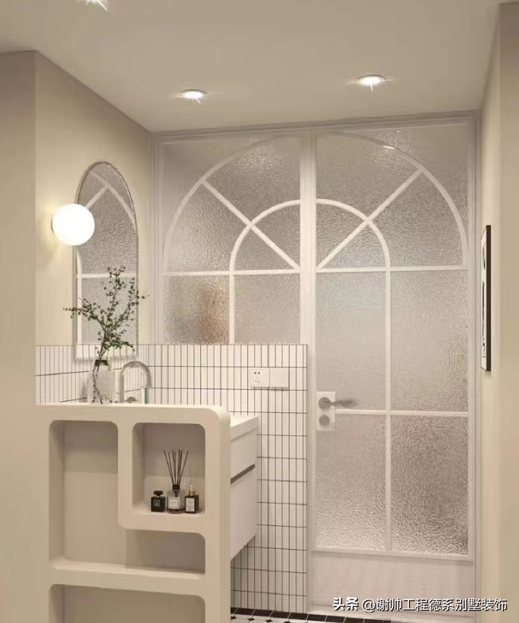 Patterned glass, interlaced light and shadow - iMedia