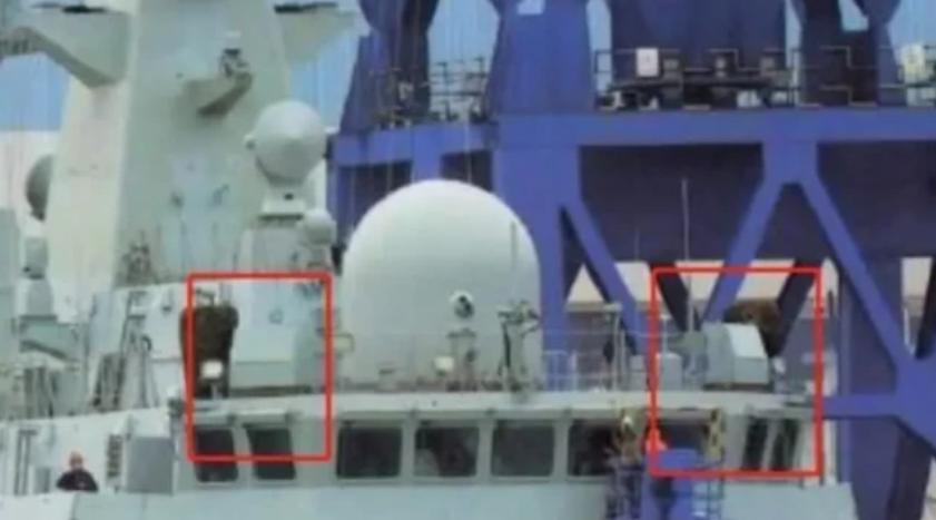 Type 054AG frigate: There are 4 small phased array radars to deal with ...