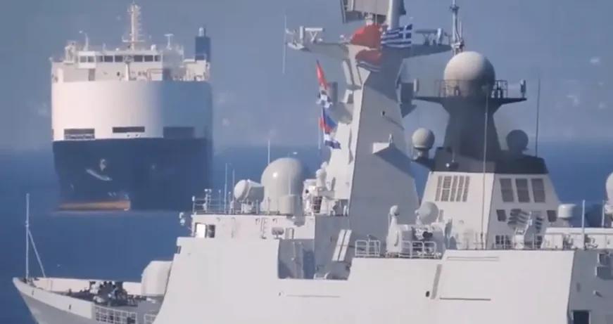 The first ship of the 054B frigate was launched, and the construction ...