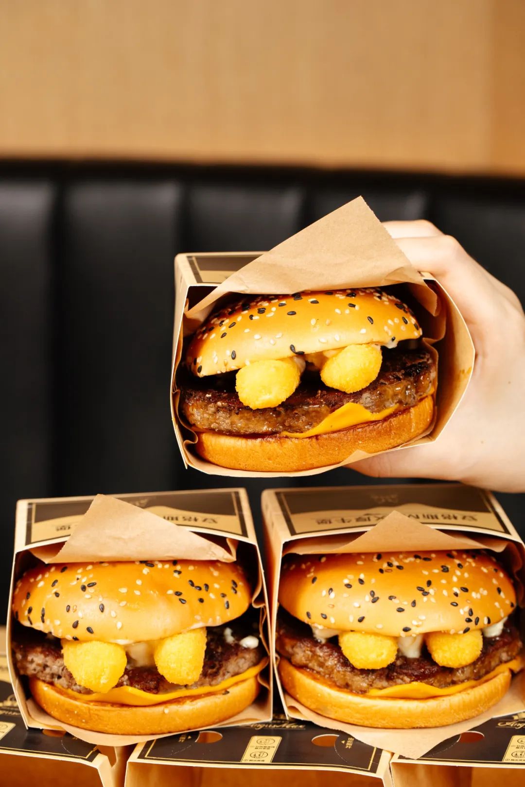 McDonald's new triple cheese thick beef burger, even Su Shen is full of ...