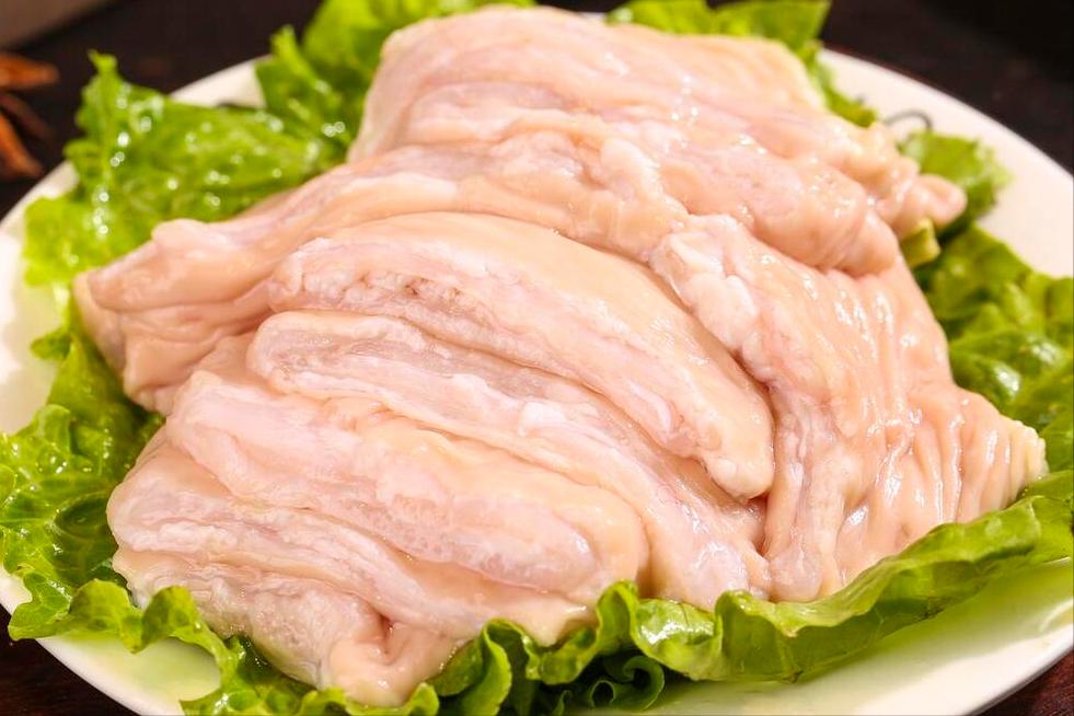 Cleaning pig large intestine without salt or alkali, the master chef ...