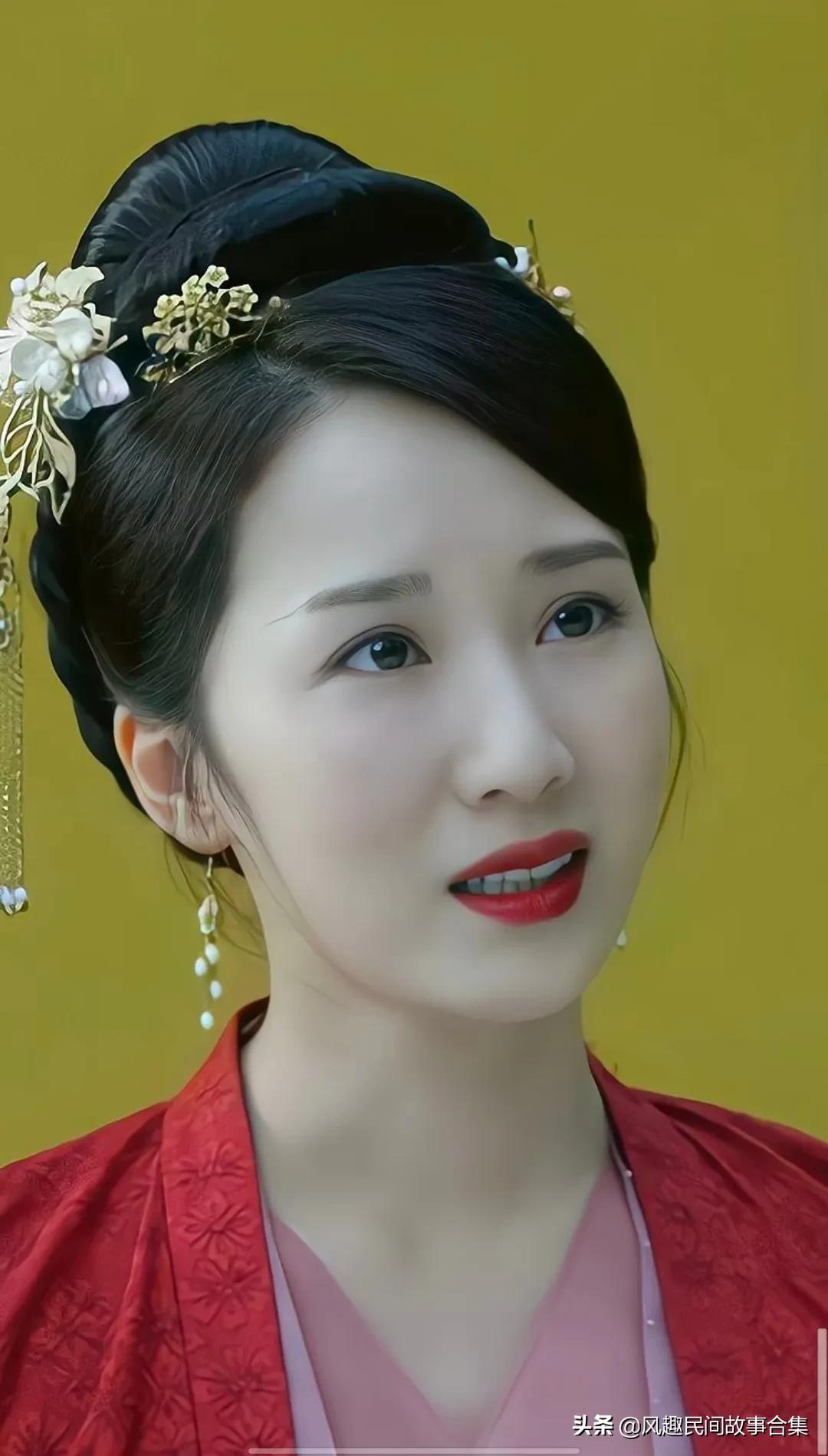 Actor Li Nian, playing the eldest sister Xu Zhihu, a knife in the snow ...