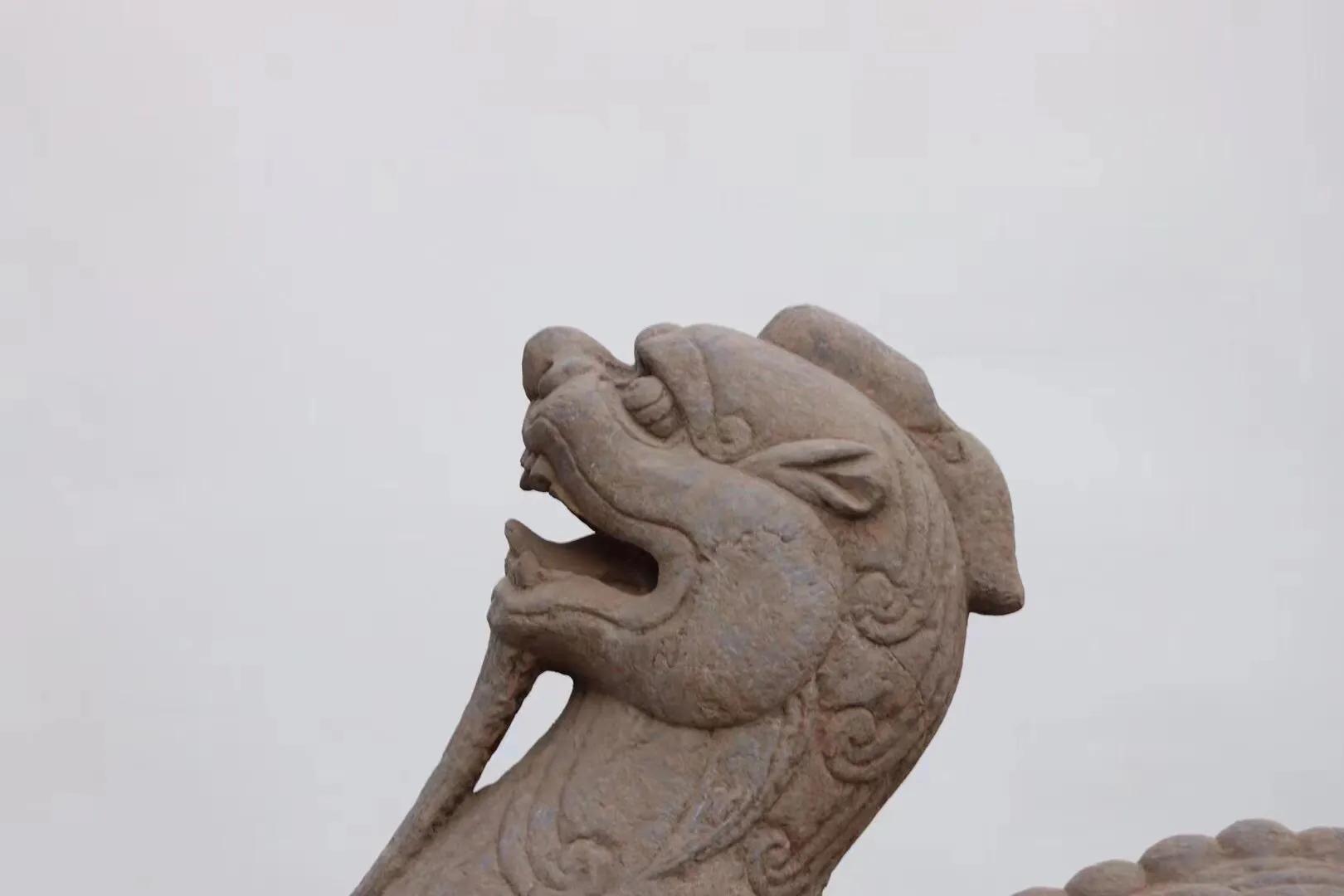 {Ancient mythical beast}, Qingshi, this beast has a ferocious shape, a ...