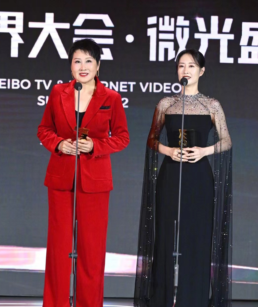 Weibo Ceremony: 4 David TV hosts on the same stage, He Jiong and Chen Chen made an outstanding ...