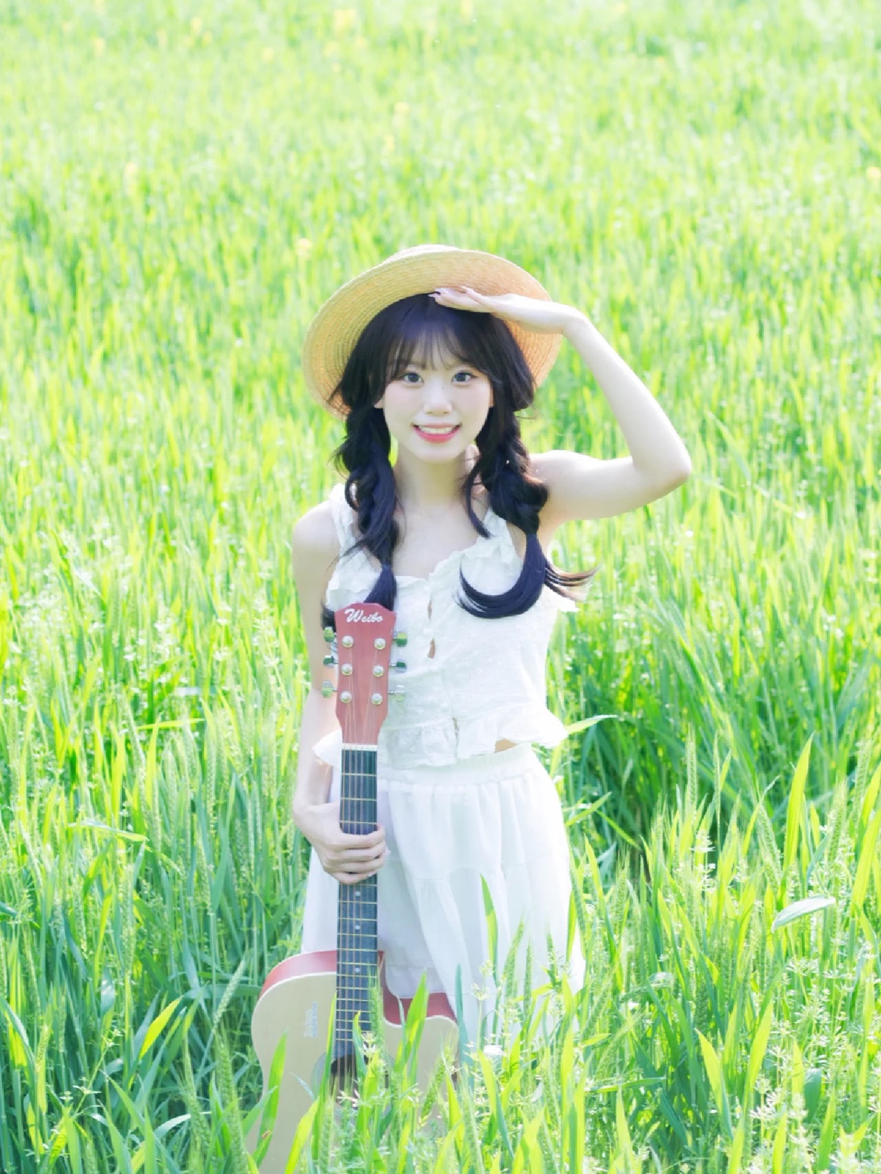 Sharing the beauty of rice field portraits, 7 actions, taking pictures ...