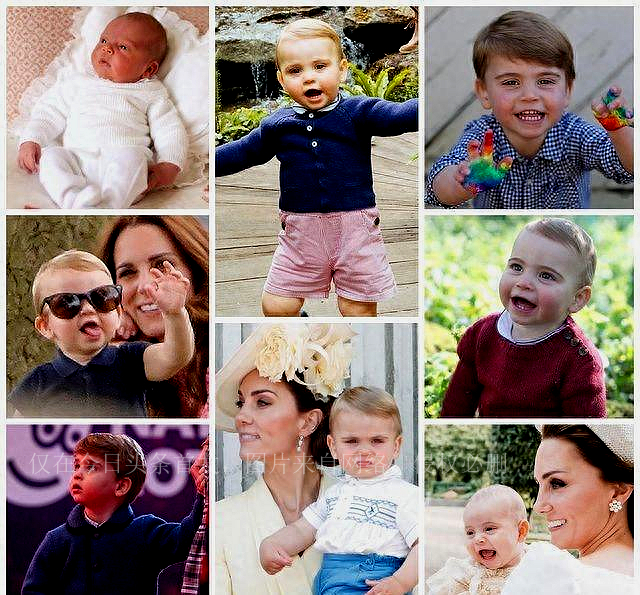 Little Prince Louis celebrates his 3rd birthday, carrying a backpack ...