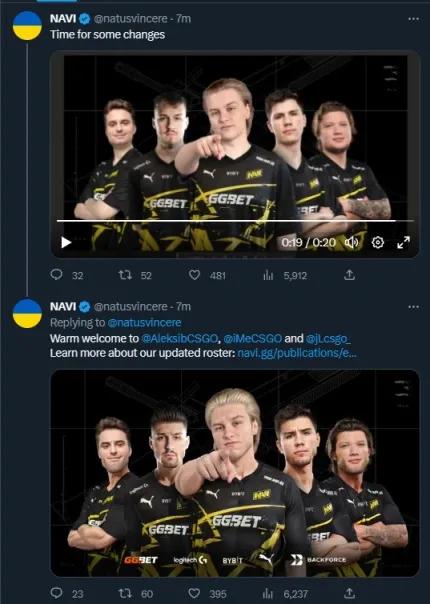 [CSGO] Huh? NAVI recruits iM, jL and Aleksib. Veteran players: NAVI's ...