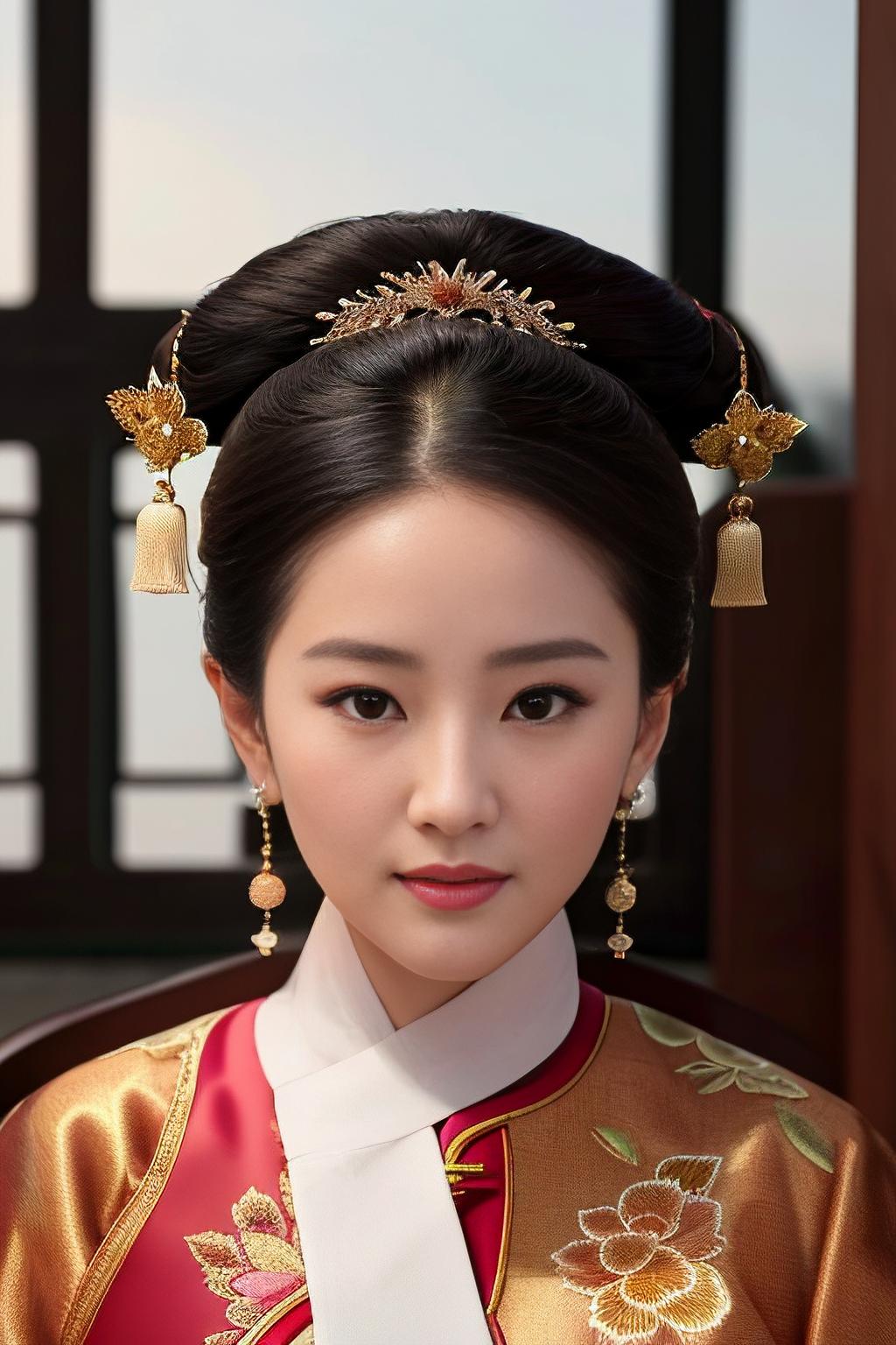 From the photos of several Manchu concubines to see the appearance of ...