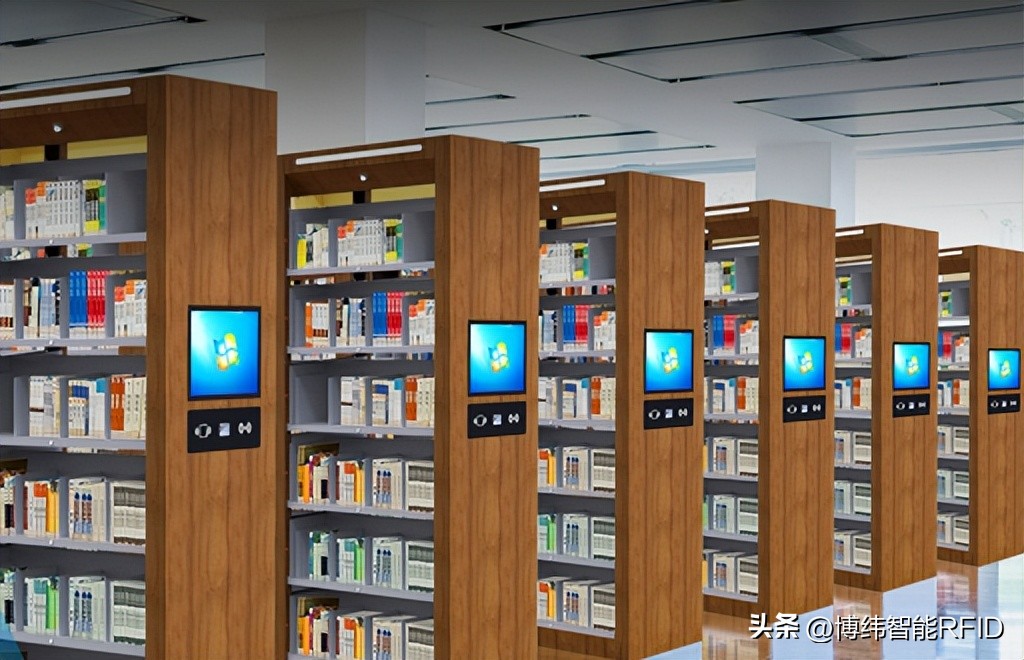 RFID intelligent bookshelf system to realize self-service borrowing and returning of books ...