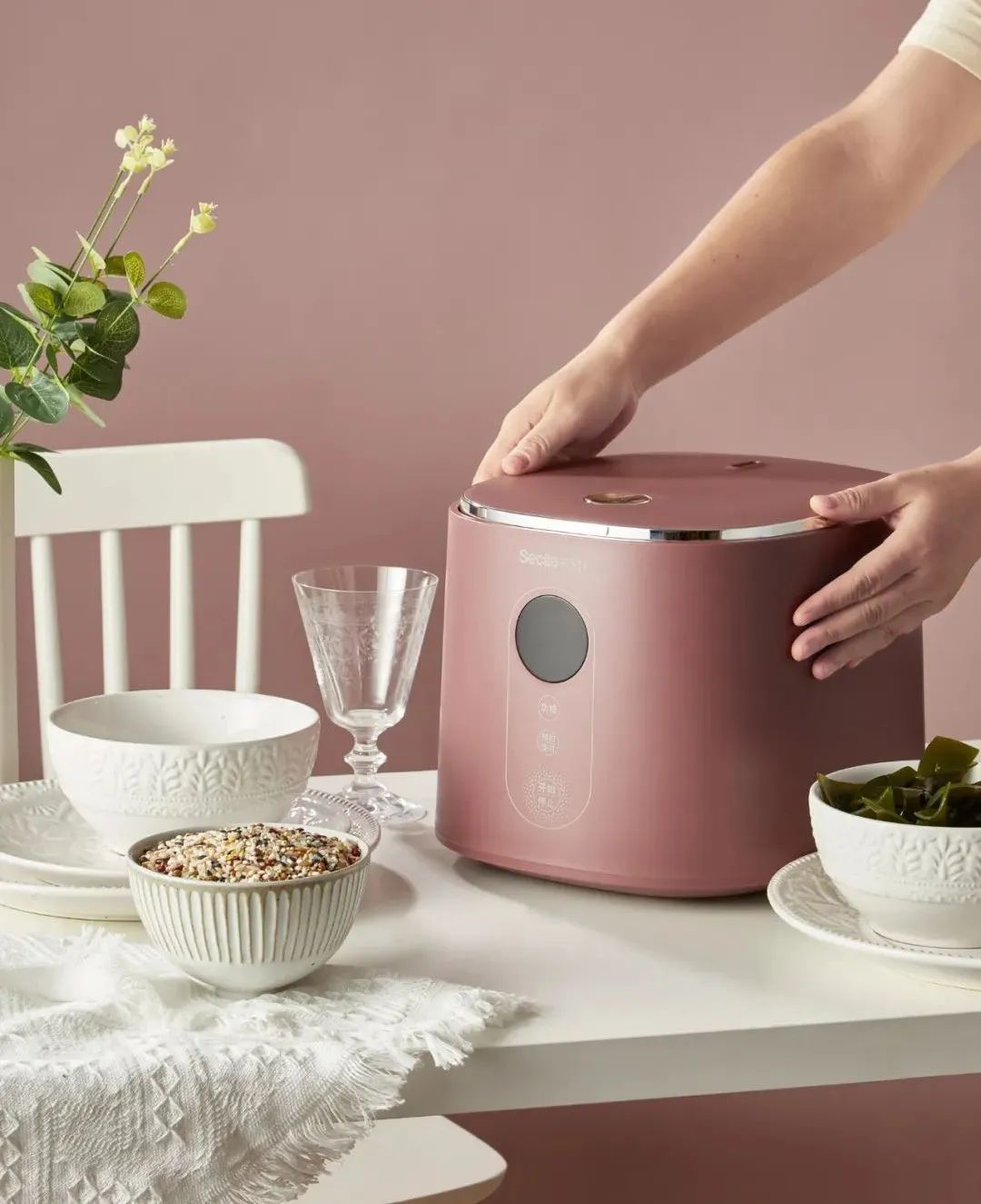 Xinsite Lilac Purple Smart Touch Rice Cooker!!very gentle breath - iNEWS