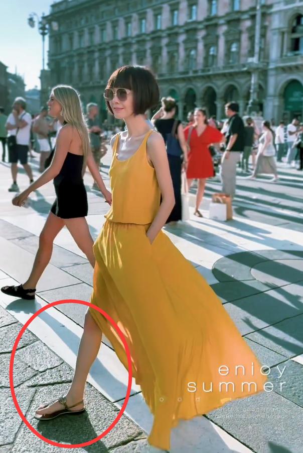 53-year-old Lu Yu appeared in Italy, thin as a doll with ribs, breasts, chopsticks, legs and big ...